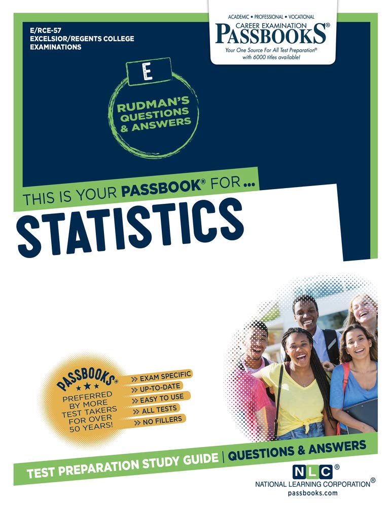 Amazon.com: Statistics (RCE-57): Passbooks Study Guide (Excelsior ...