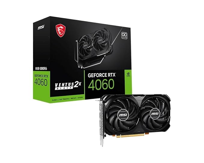 Amazon.in: Buy XPOWERT | Geforce RTX 4060 Ventus 2X Black 8G Oc 8Gb ...