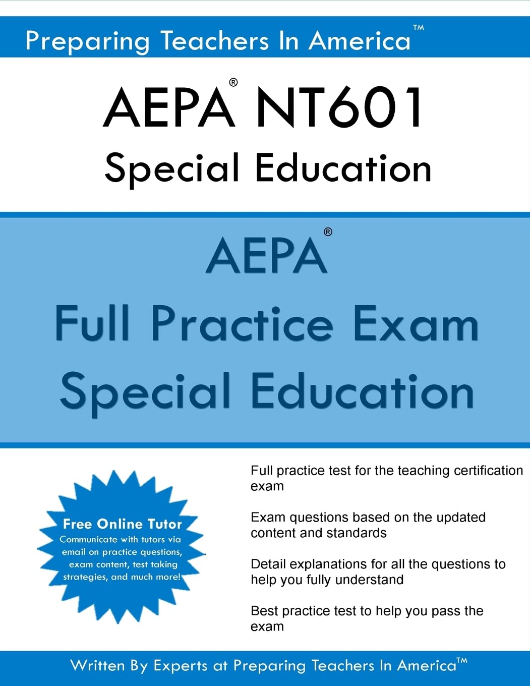 AEPA NT601 Special Education: Arizona Educator Proficiency Assessments ...
