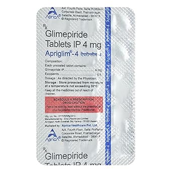 Apriglim-4mg - Strip of 15 Tablets : Amazon.in: Health & Personal Care