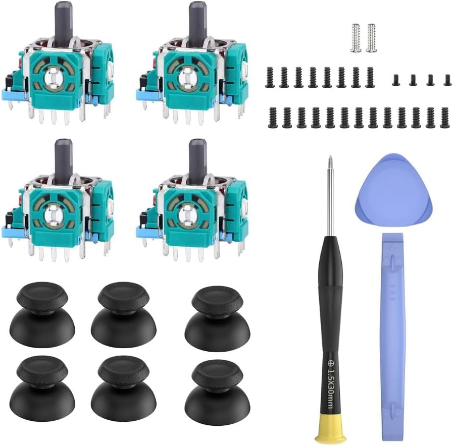 Amazon.com: 4PCS PS5 Analog Stick Replacement for Sony PlayStation 5 ...