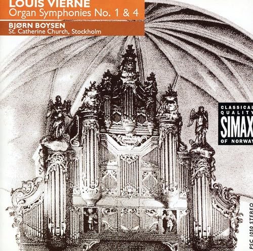 Organ Symphonies Nos 1 & 4 : Vierne, Louis, Vierne, Boysen: Amazon.in ...