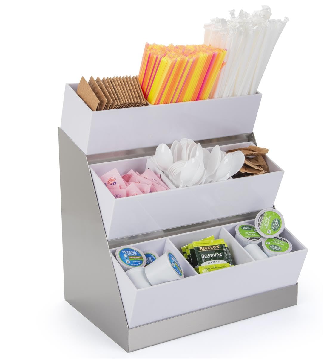 Amazon.com: Packet & Condiment Organizer, 9 Compartments, Tabletop ...