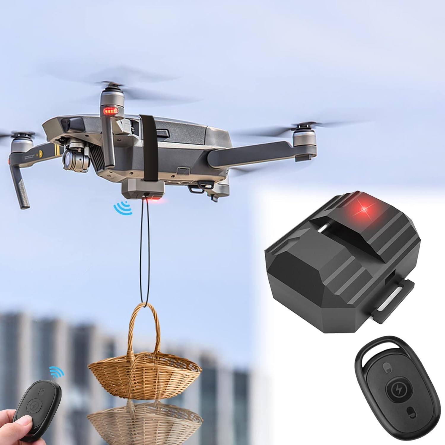 Amazon.com: RC Drone Airdropper, Drone Released Device, Mini RC Drone ...
