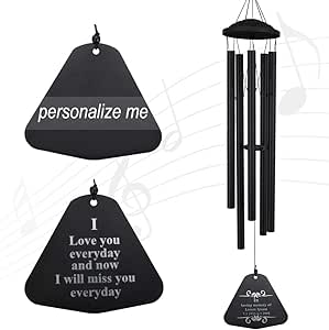 Amazon.com : ASTARIN Personalized Memorial Wind Chimes, Gifts for The ...