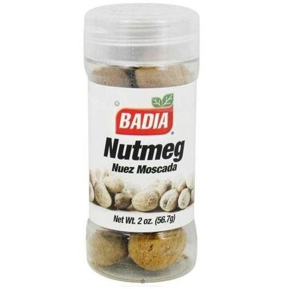 Amazon.com : Badia Spices inc Spice, Nutmeg Whole, 2-Ounce (Pack of 12 ...