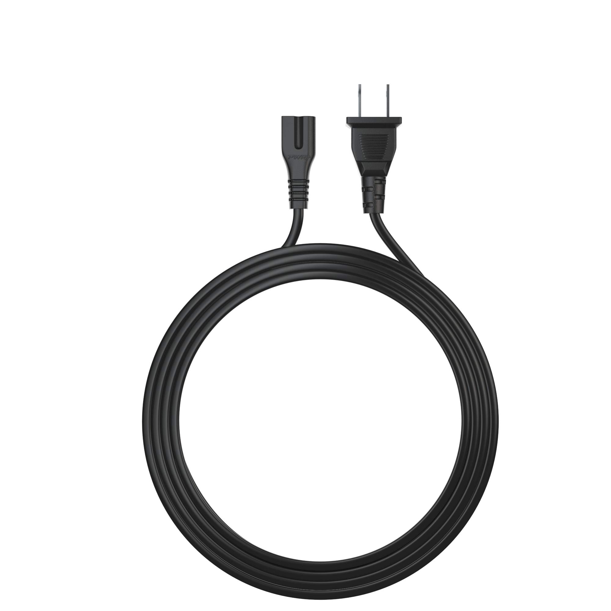 Pwr Long 6 Ft 2 Prong Polarized Power Cord For Vizio LED TV Smart HDTV