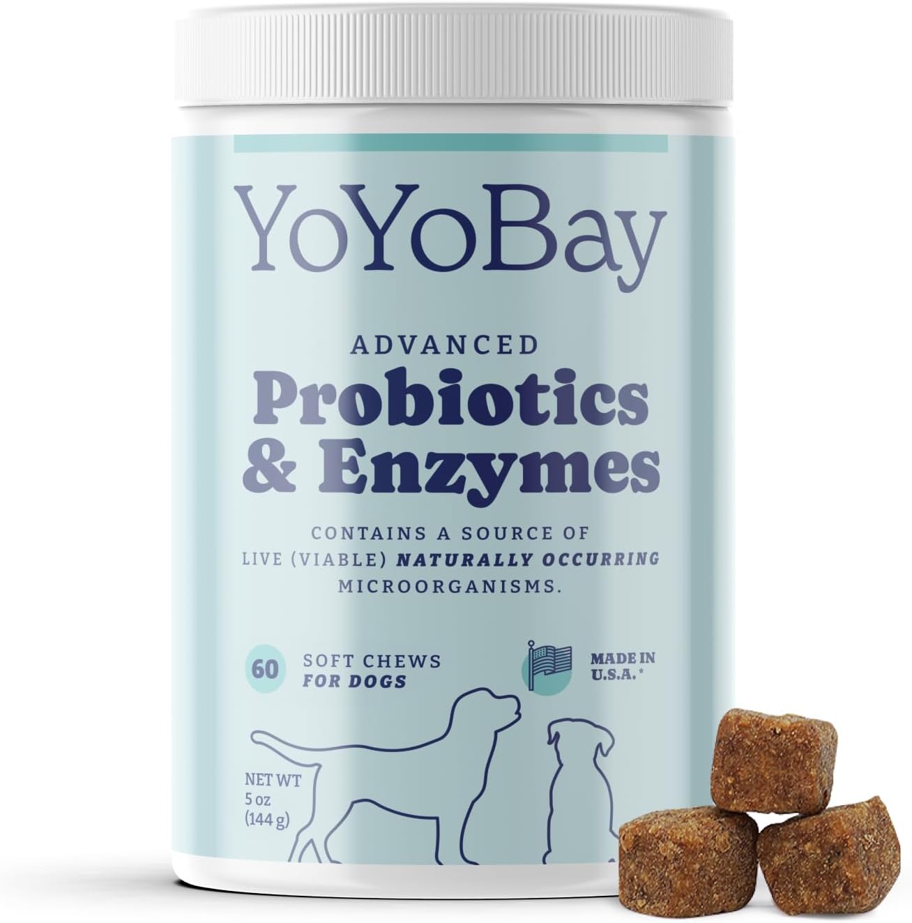 Amazon.com : Probiotics for Dogs - Hot Spot Remedy for Dogs + Prebiotic ...