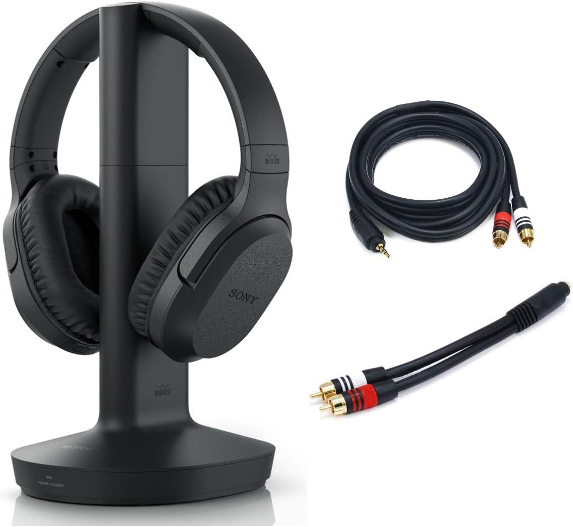 Amazon.com: Sony RF400 Wireless Home Theater Headphones with Cables ...