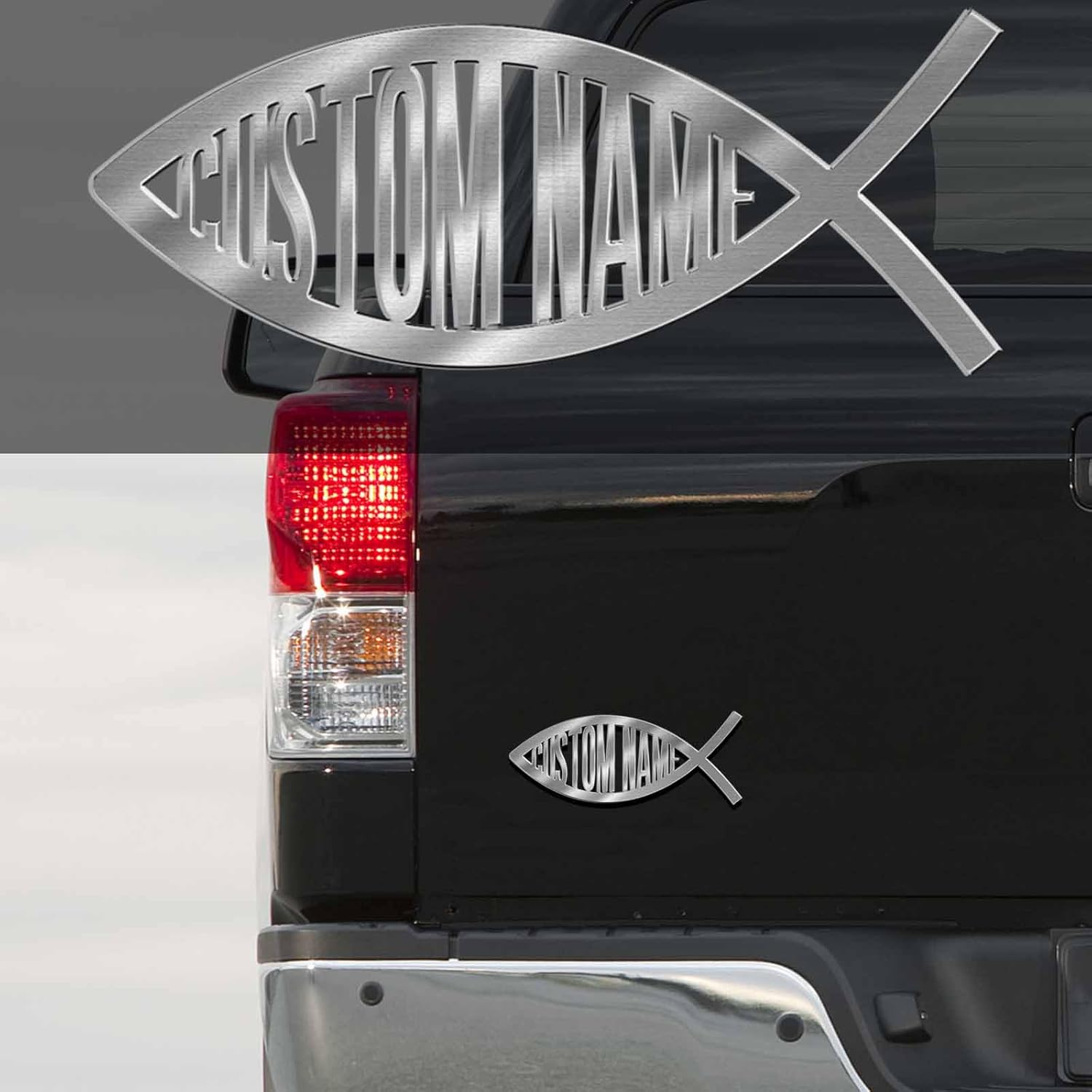 Amazon.com: WERWAES Custom Car Emblems with Name Letters Personalized ...