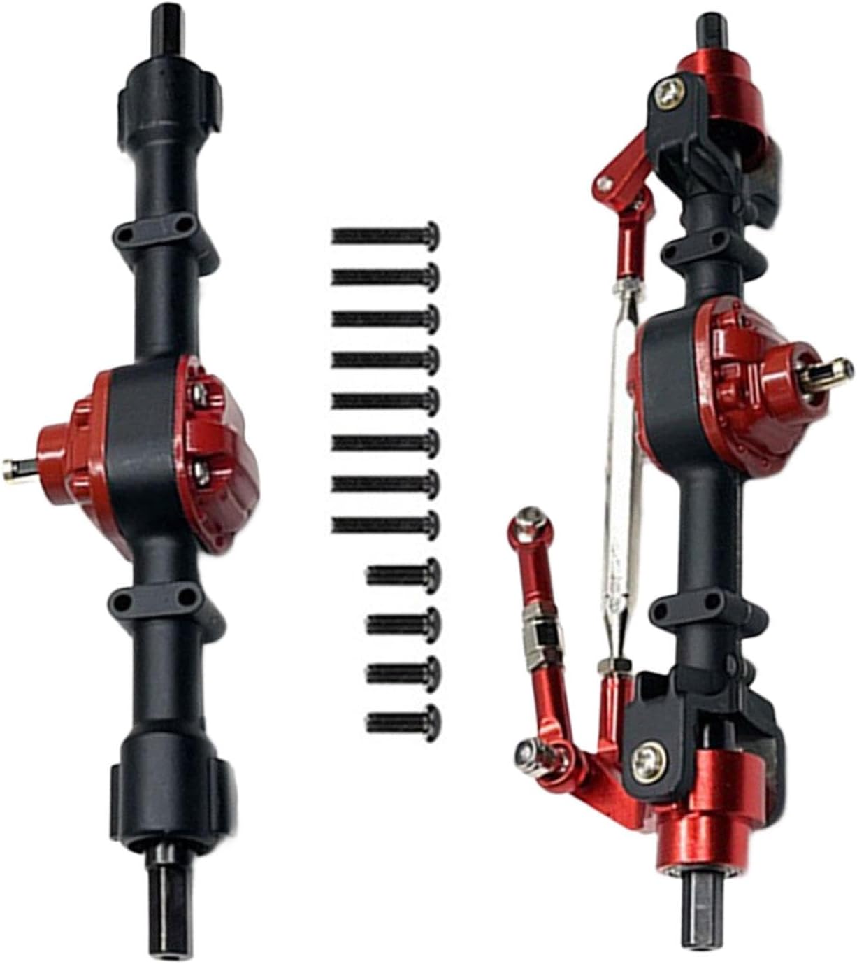 Amazon.com: kowaku 1:12 Scale RC Car Front and Rear Axle Set Complete ...