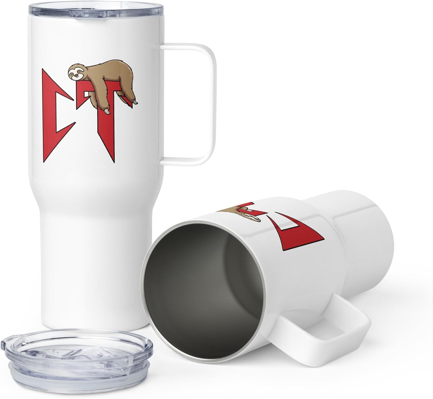 Amazon.com: RIVEMUG NG 25 oz Corridos Tumbados Perezoso Travel Mug with ...