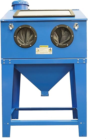 Cimcame Abrasive Blast Cabinet 90 Gallon with Dust Collection Reclaimer ...