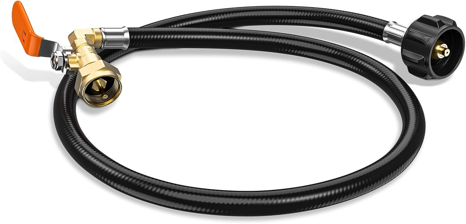 Amazon.com : Alloxity Propane Refill Adapter for 1 lb. Tanks, 3FT ...