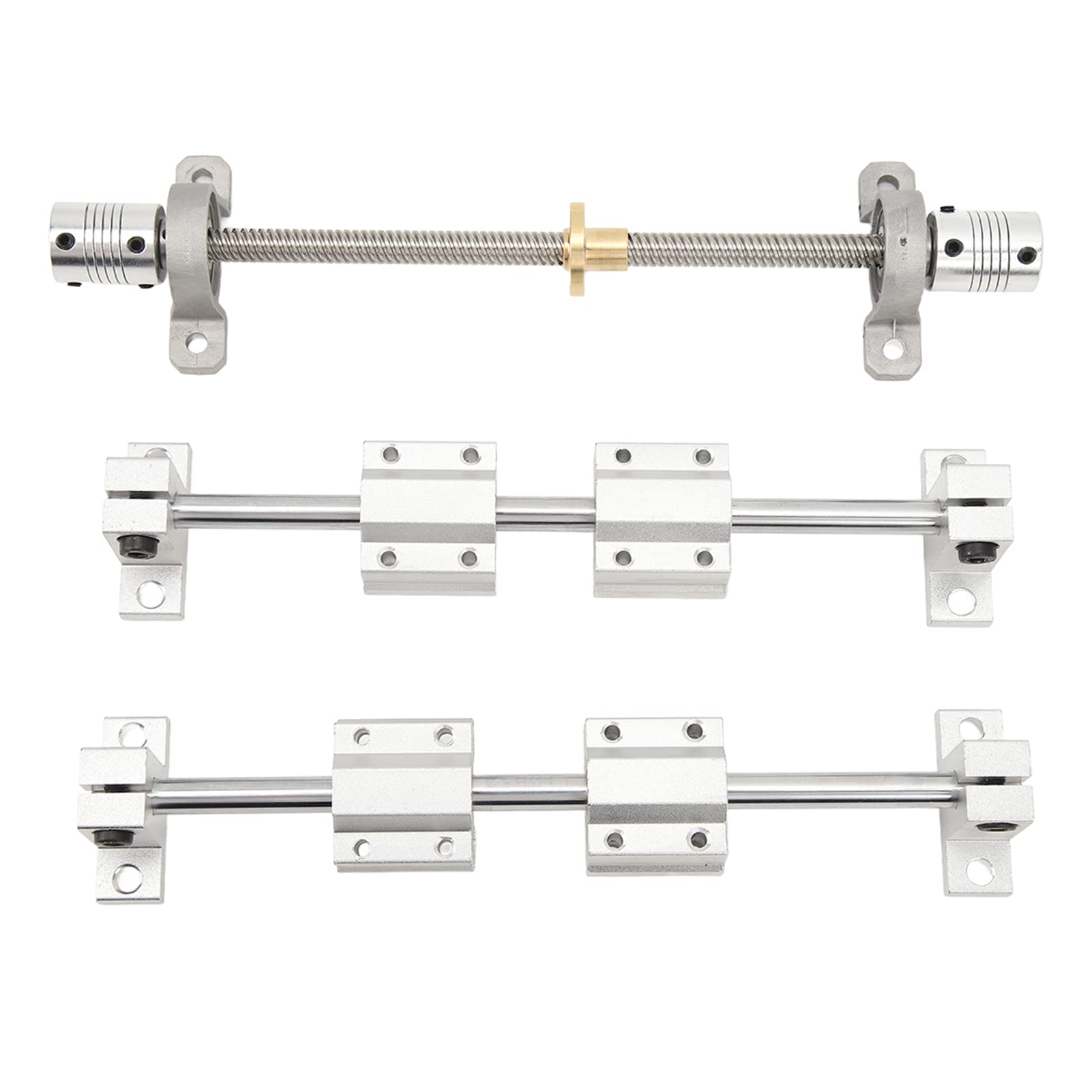 SC8UU Sliding Bearing Block, Linear Motion Guide Rod Shaft Kit Durable ...