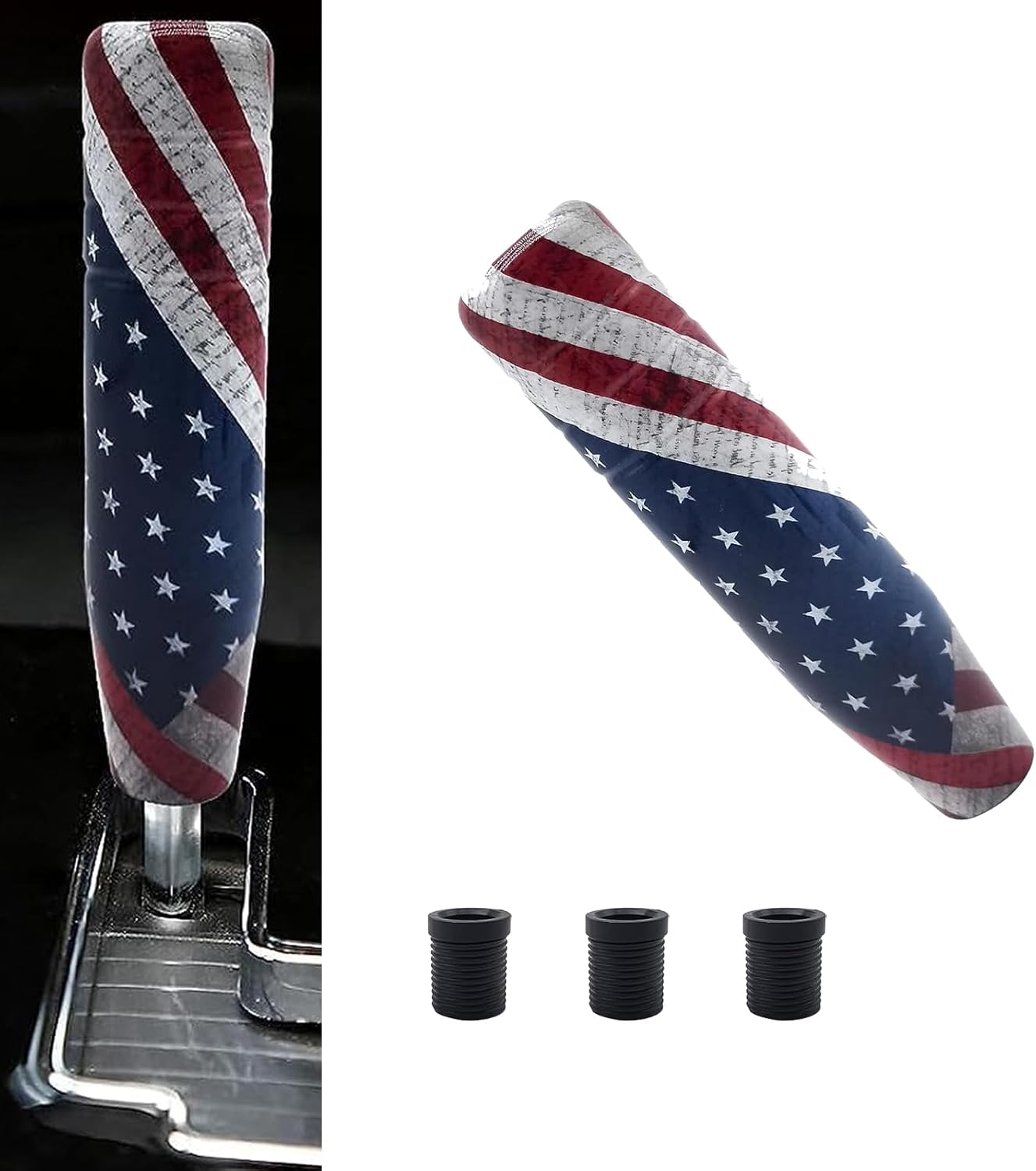 Comprar gunhunt Pack-1 Car Shifter Heads, American Flag Metal ...