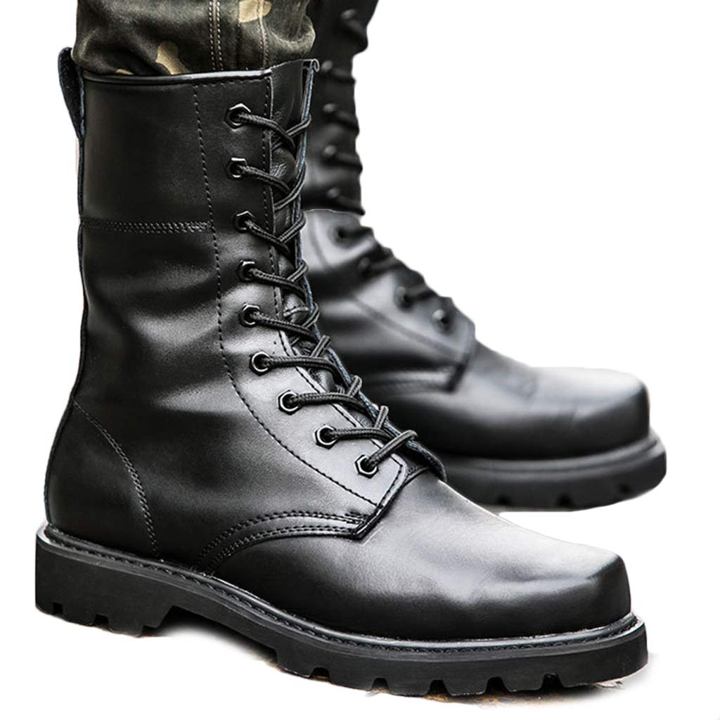 Black high top boots online