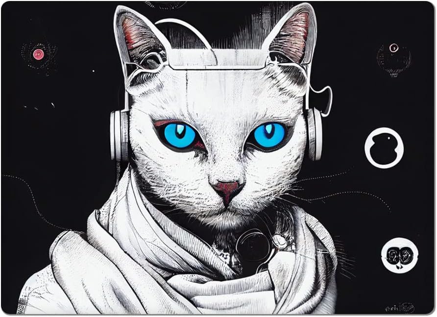 Amazon.com: Sci-Fi Cat Car Magnet 2 PCS - Futuristic Car Magnet ...