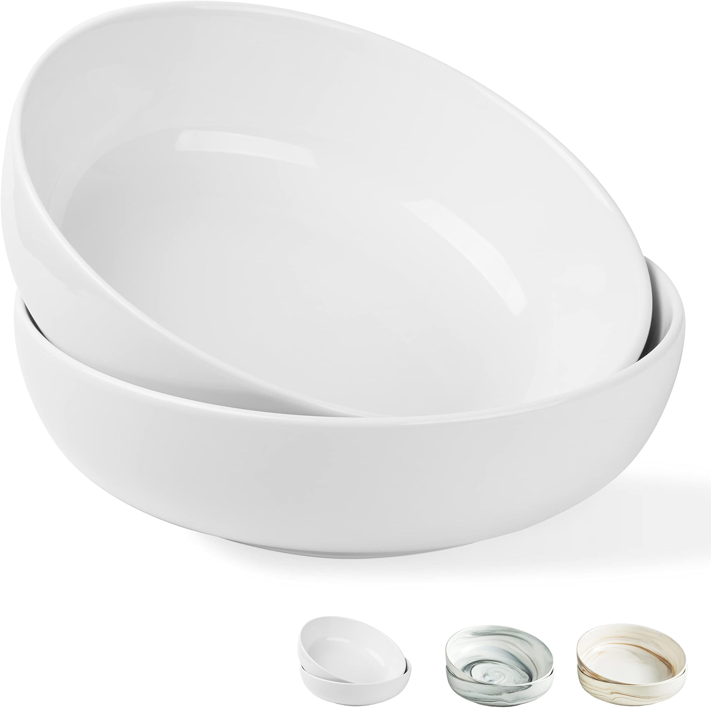 Amazon.com | KX-WARE Melamine Serving Bowls -2pcs 12inch Larger Salad ...