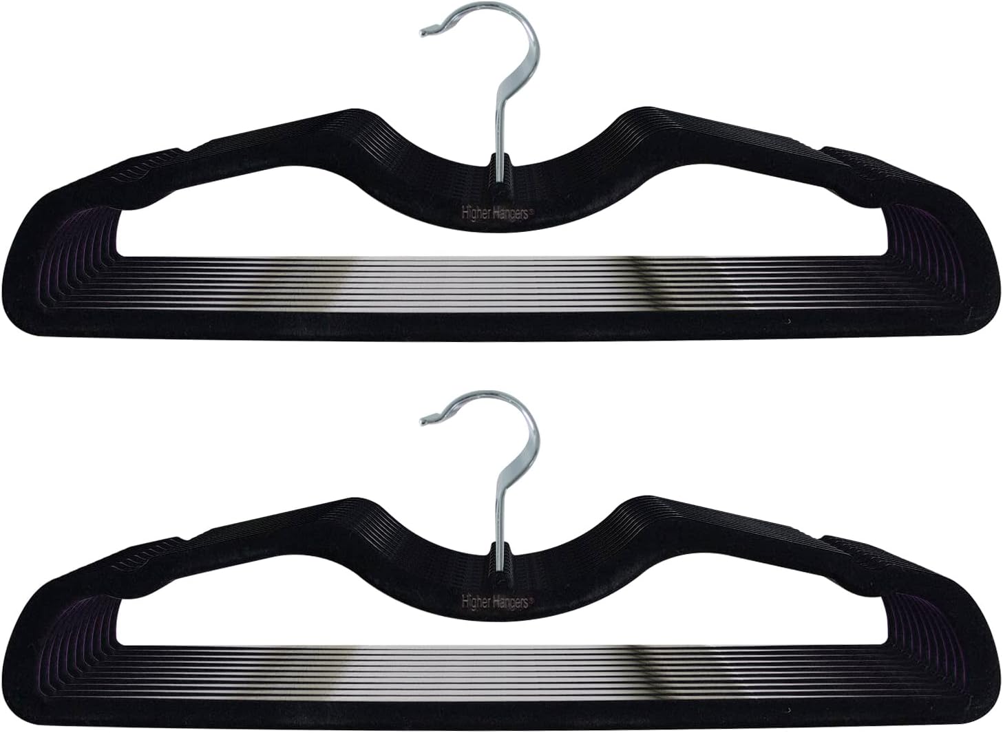 Amazon.com: Bihoonge 20 Pack Upgraded Short Neck Vertical Space Saver ...