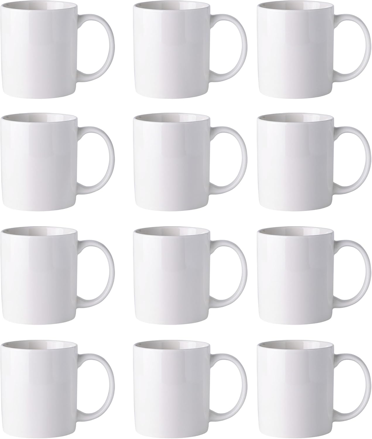 Amazon.com | GBHOME 12 OZ Off White Coffee Mugs, Ceramic Coffee Mugs ...