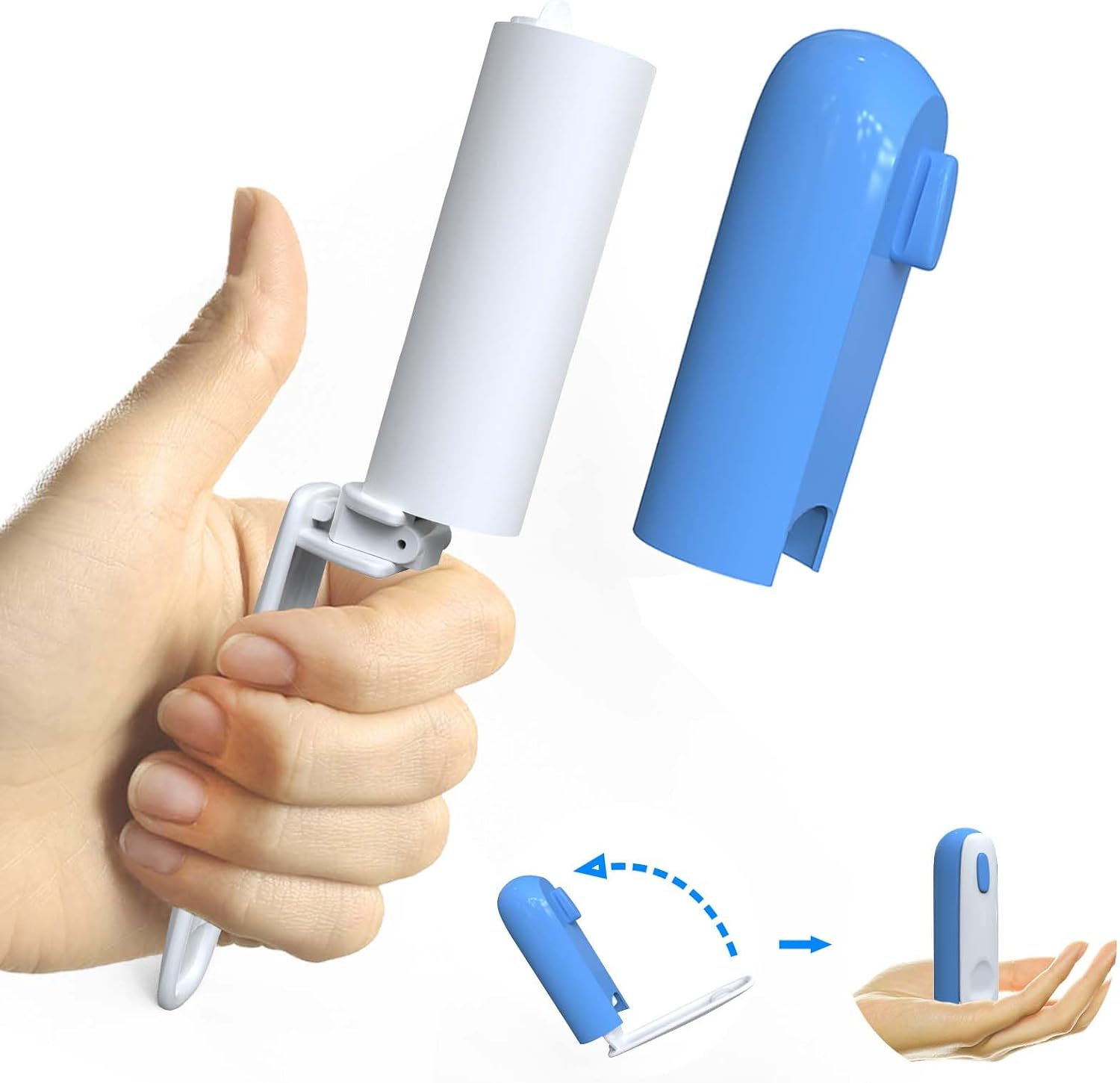 Amazon.com: ROCKYGFI Travel Lint Roller for Pet Hair Extra Sticky ...