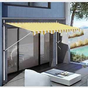 Amazon.com: Patio Telescopic Awning, Adjustable Waterproof Canopy with ...