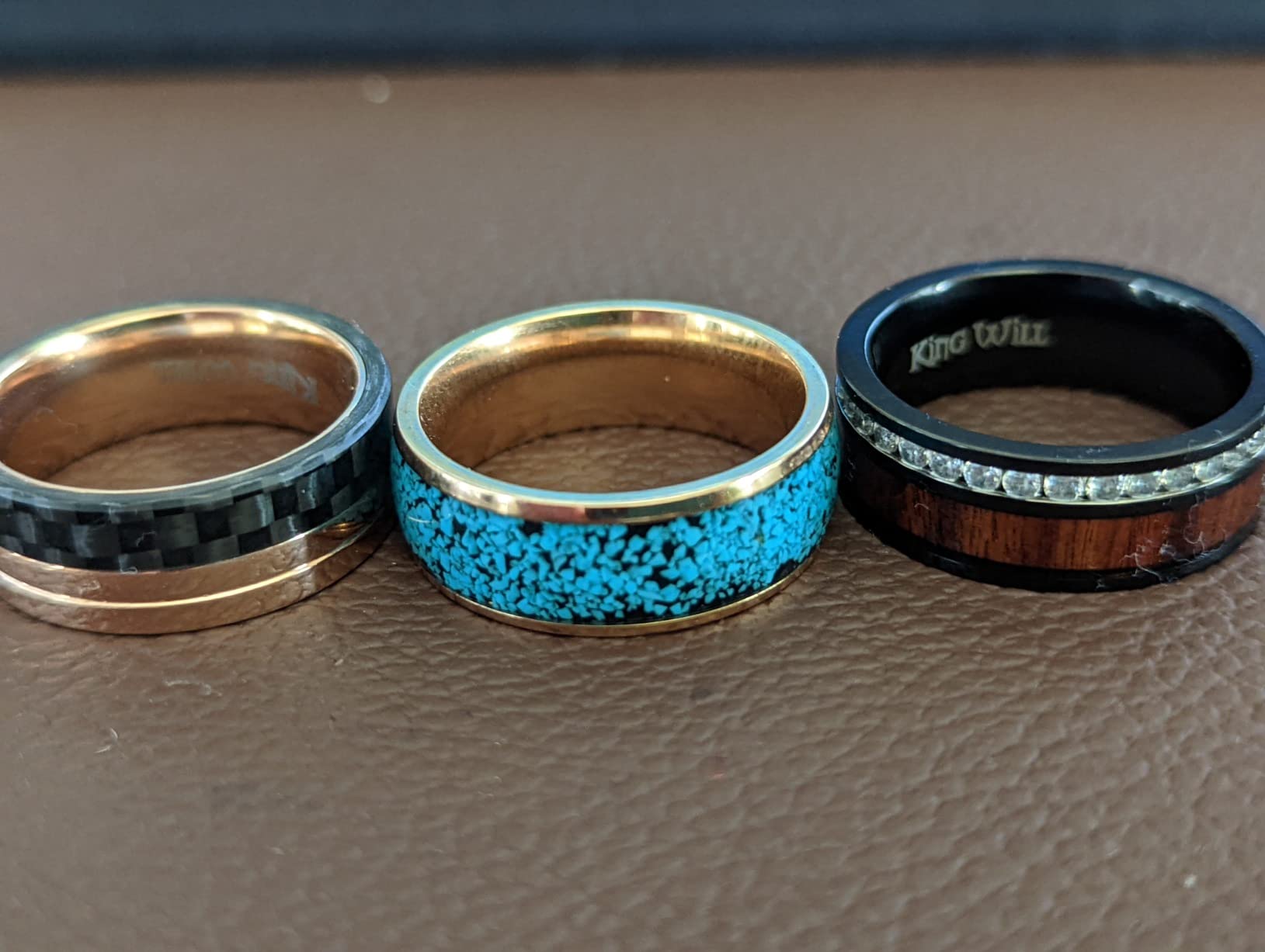 King Will Mens Ring Lucky Ring Box Jewelry 5pcs Unique Mens Fashion ...