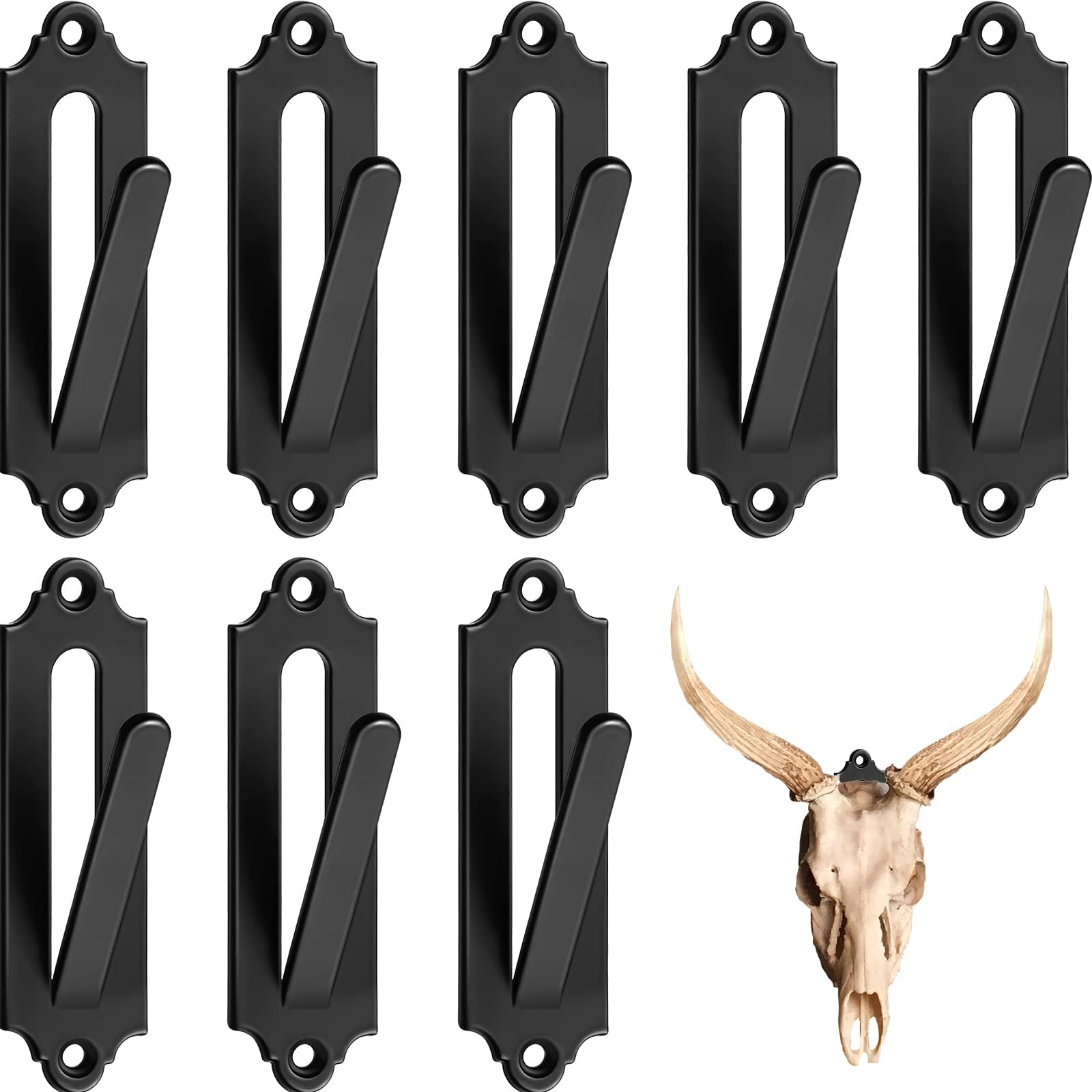 Amazon.com: LAJIAOZ 3Pcs European Mount Skull Hangers with Silicone ...