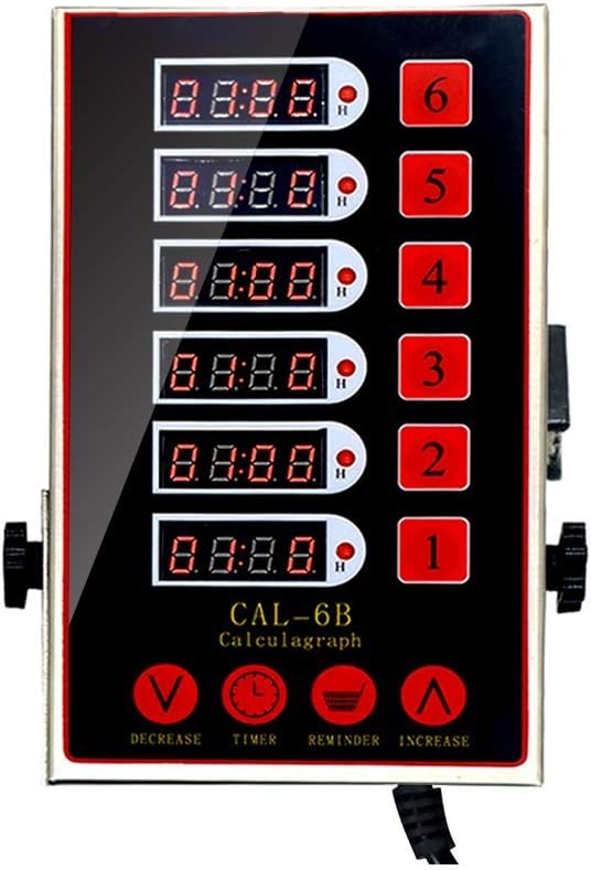 Amazon.com: Li Bai Commercial Kitchen Timer 6 Channels RestauranTimers ...