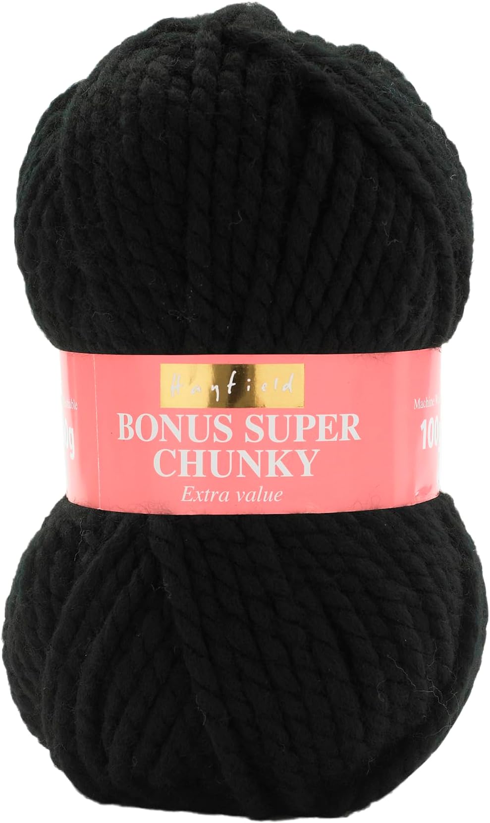 Cygnet SERIOUSLY CHUNKY Knitting Acrylic Yarn / Wool 100g - 217 Black ...