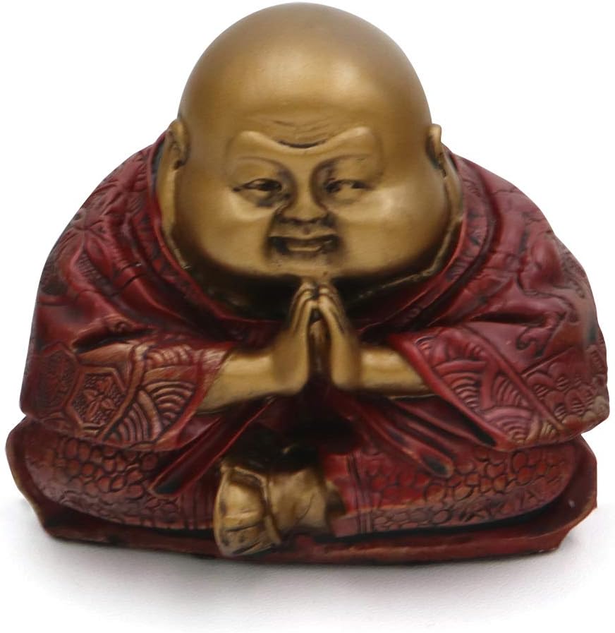 Praying Happy Buddha Hotai Small Statue : Amazon.ca: Home