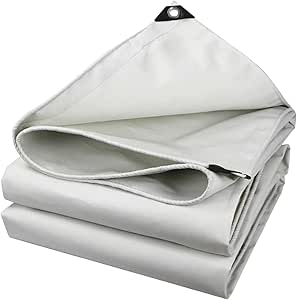 Amazon.com: Heavy Duty Canvas Tarp Multipurpose Weatherproof Tarpaulin ...