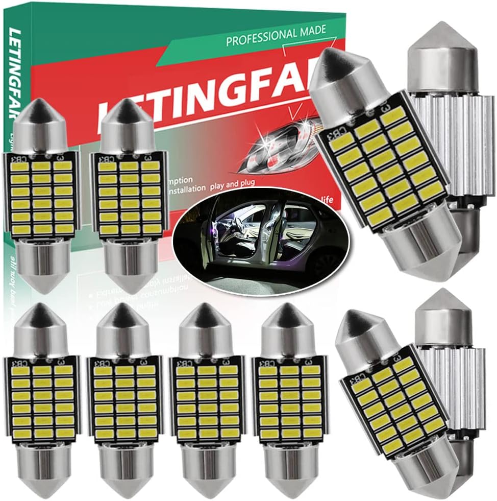 Amazon.com: Zakolak 42 Pieces Interior Car Lights, Super Bright White ...