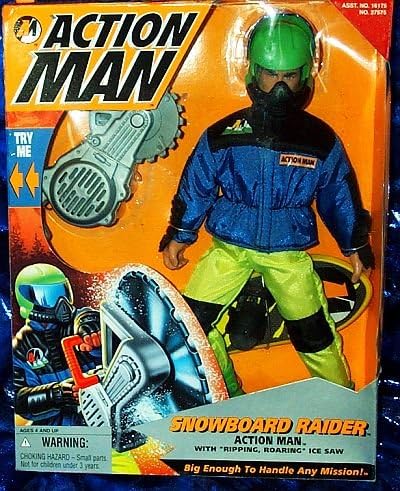 Amazon.com: Action Man Snowboard Raider Figure : Toys & Games