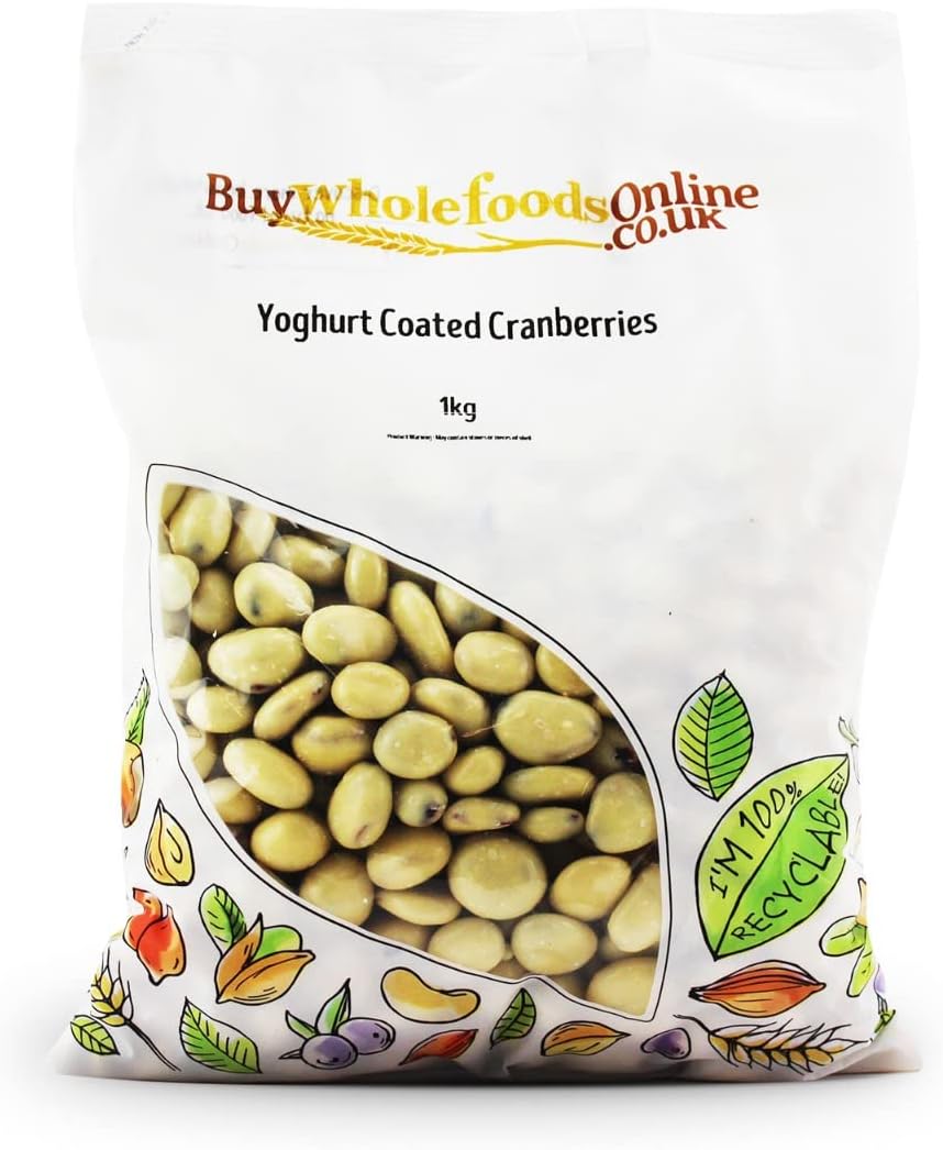 Yoghurt Coated Cranberries 1kg (BWFO) : Amazon.co.uk: Grocery