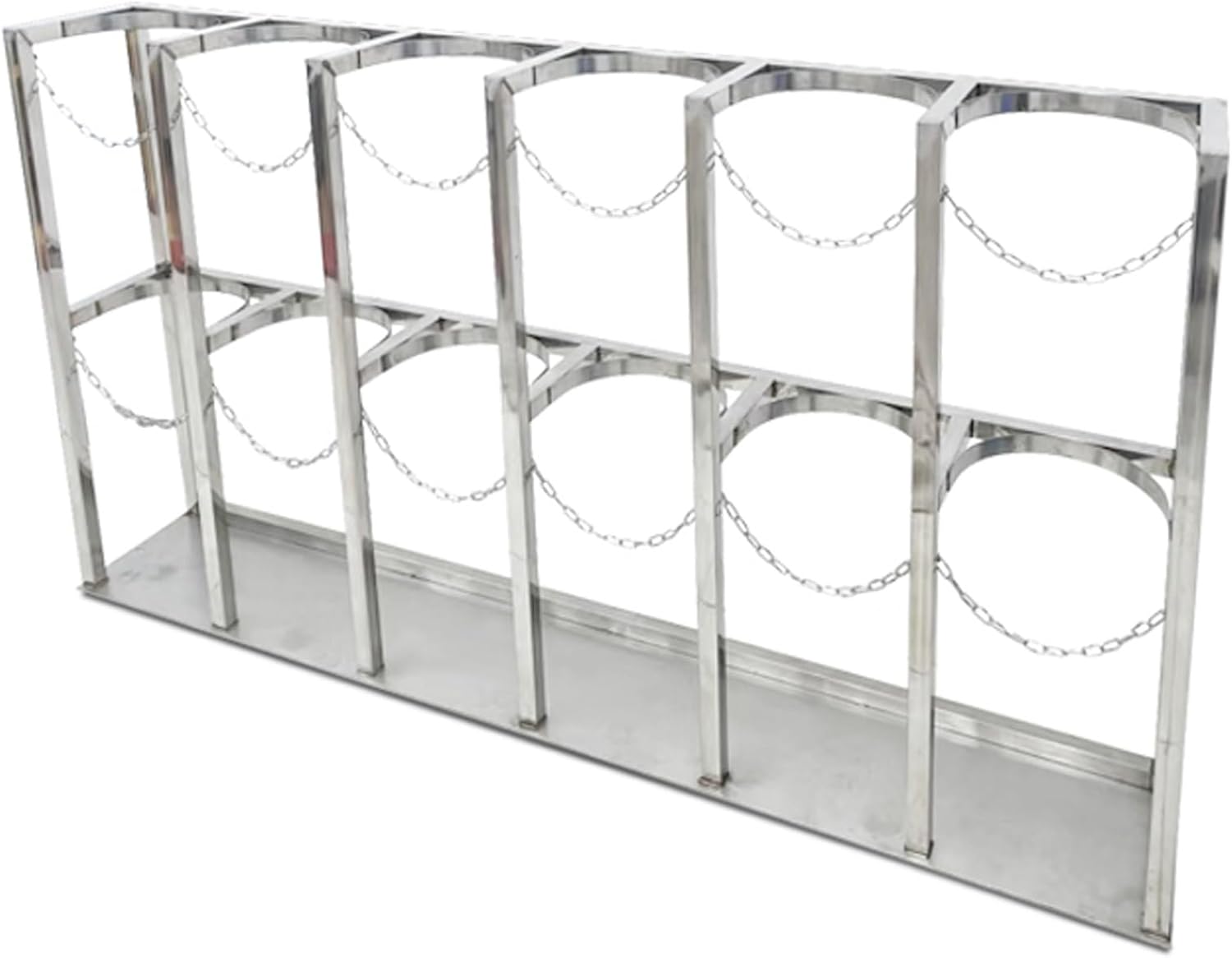 Amazon.com: MZZKFC 304 Stainless Steel Cylinder Tank Rack with Chain ...