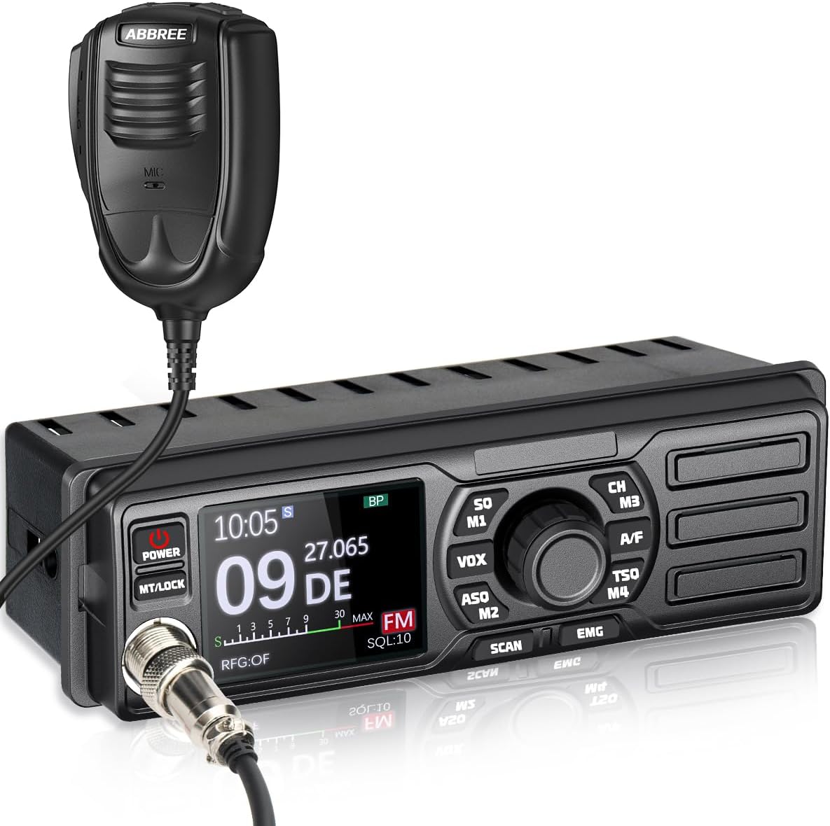 Amazon.com: ABBREE CB Radio - Emergency Radio Instant Channel 9/19 Dual ...
