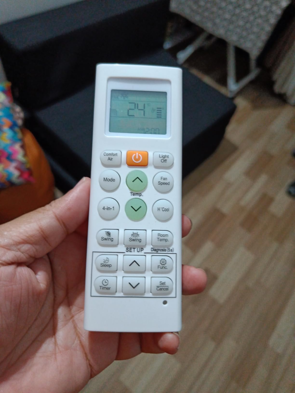 Buy 7SEVEN® Compatible with Lg Ac Remote AKB75415306 Model 36K Suitable ...