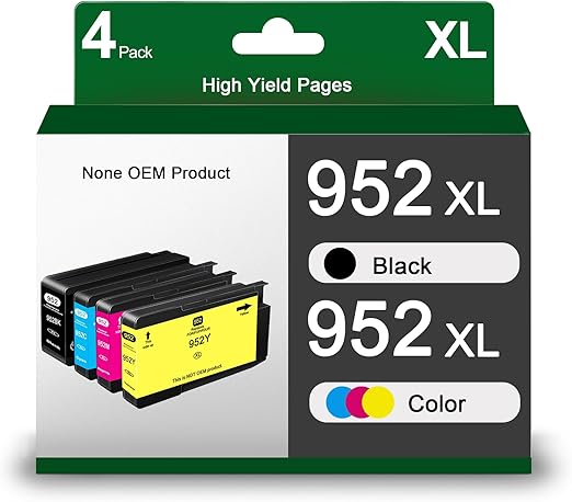 Amazon.com: 952 XL Ink Cartridges for HP Printers Replacement for HP ...