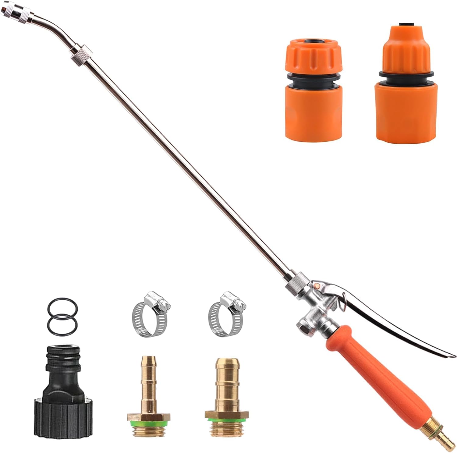 All Metal 29 Inches Sprayer Wand,Suitable for 1/2" & 3/8" Hose Quick ...
