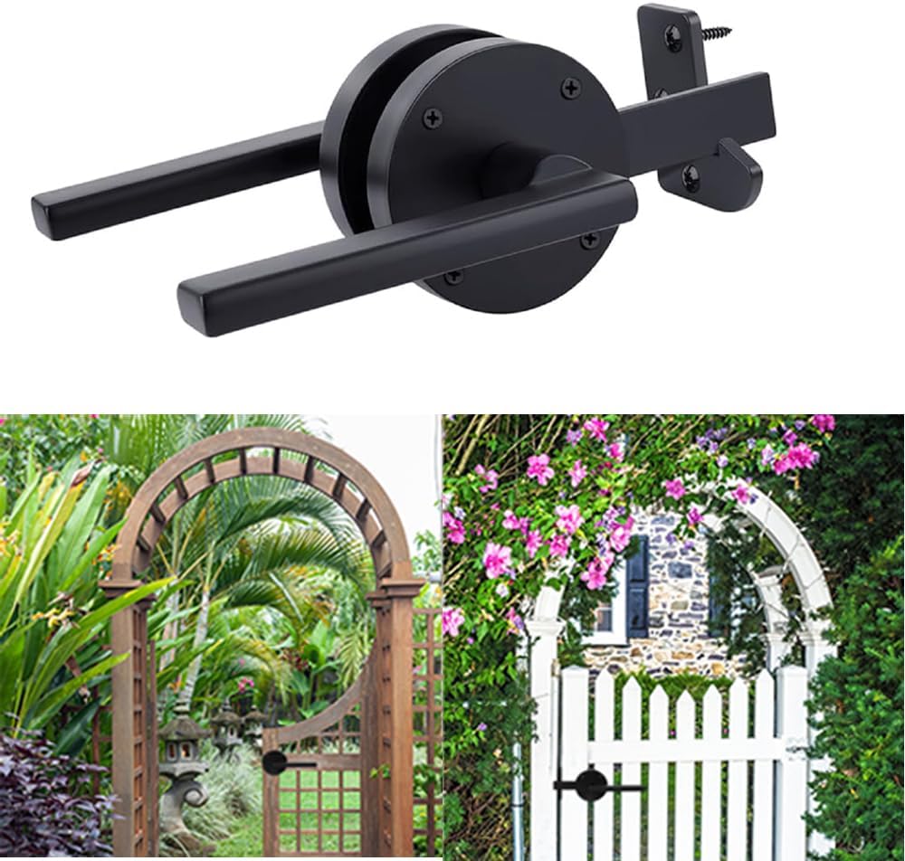 Amazon.com: WEWORTH Double Side Gate Latch, Heavy Duty Swinging Door ...