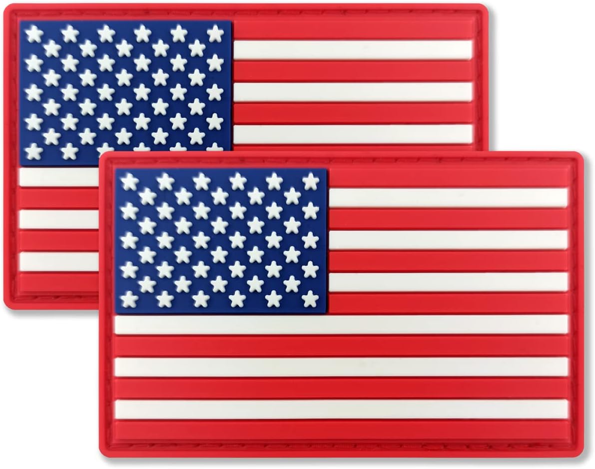 Amazon.com: QQSD US American Flag Patch USA Tactical Military Patch ...