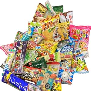 Amazon.com : Japanese Candy & Snacks 33 Piece of 33 Types Dagashi Set ...