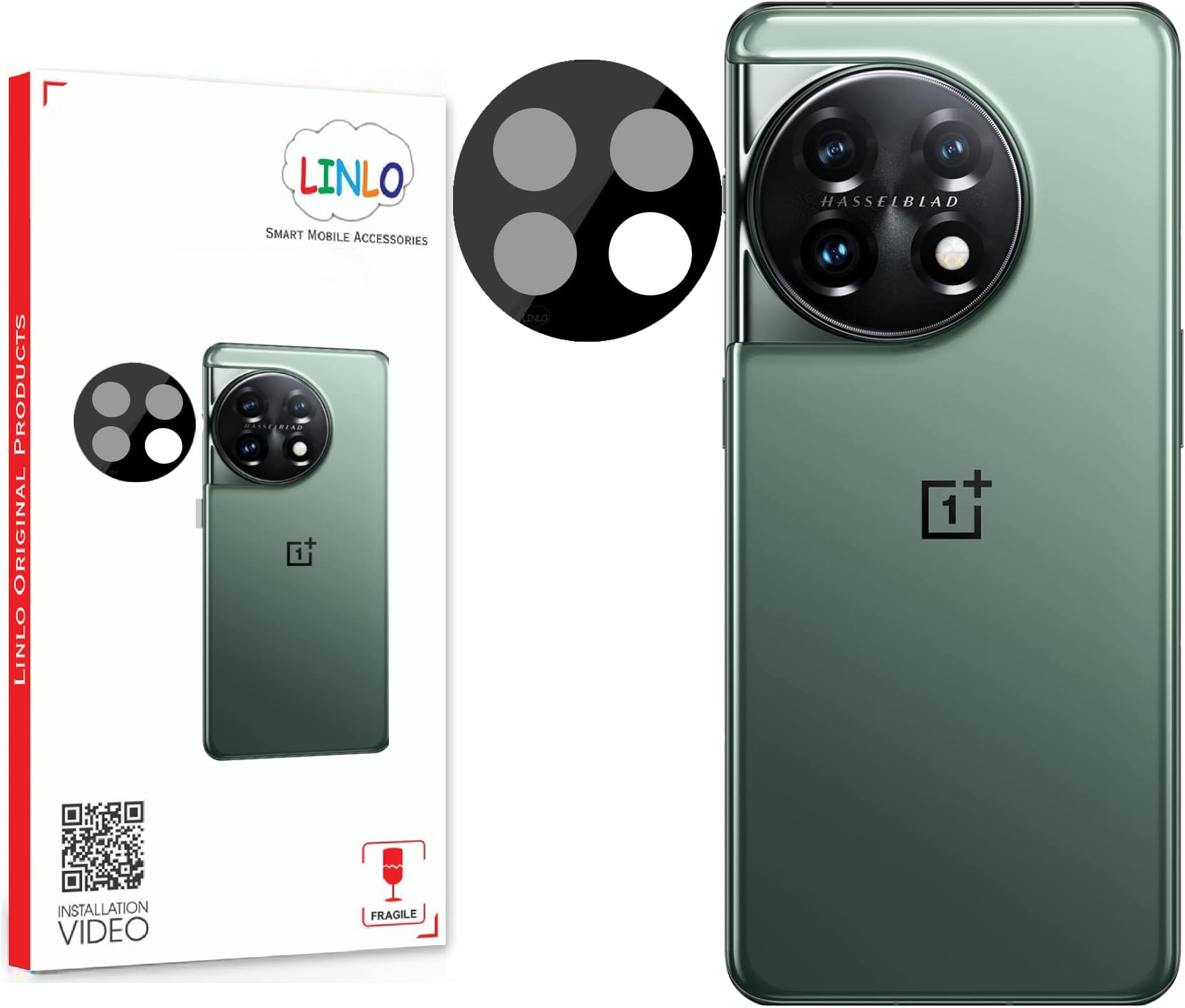 ZARALA Camera Lens Protector Tempered Glass Compatible with Smooth ...