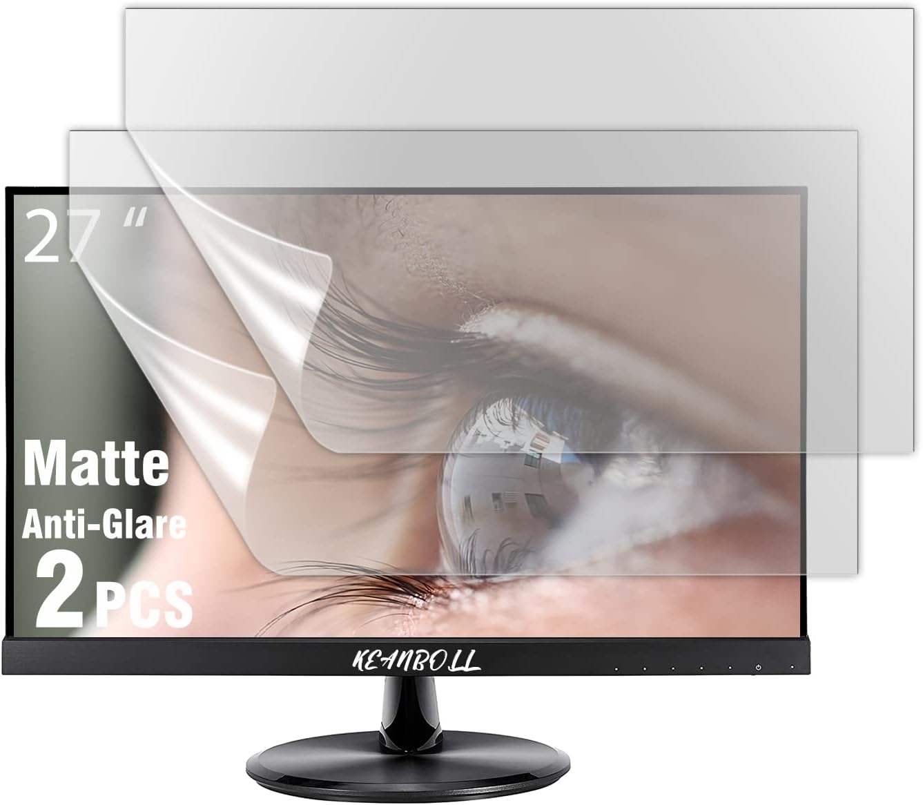 Amazon.com: KEANBOLL (2 Pack) 27 inch Monitor Screen Protector,Anti ...
