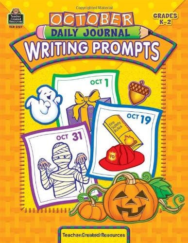 Amazon.com: October Daily Journal Writing Prompts: Grade Pk ...