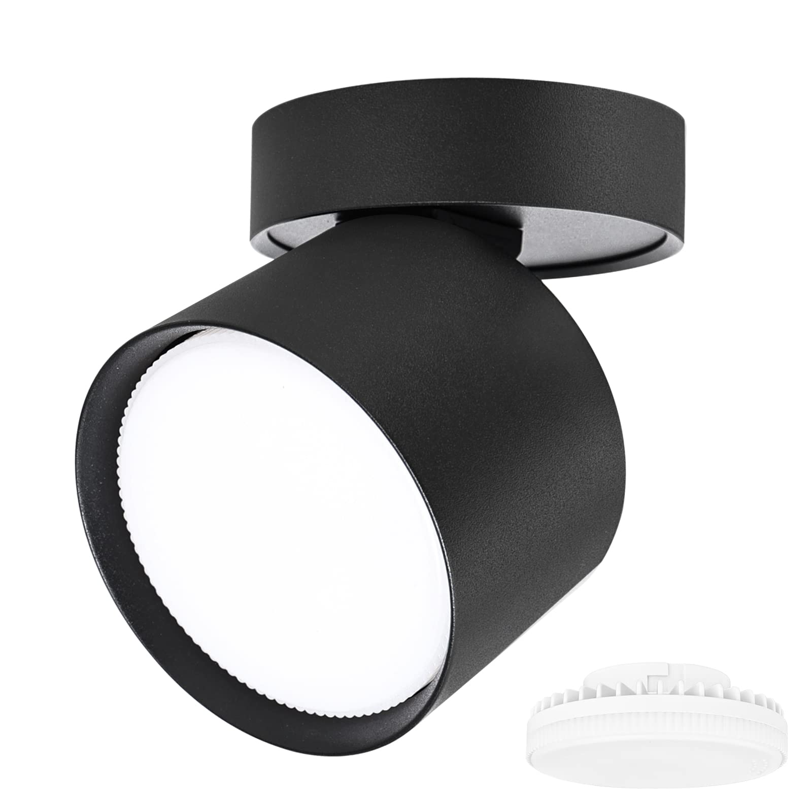 KYOTECH LED Aufbauspot Flach 230V Ø84x80mm drehbar und schwenkbar ...