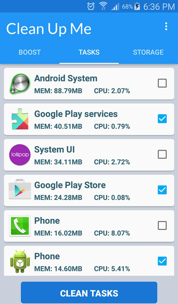 Clean Up Me | Ram Booster | Speed Up Your Phone/Tablet - App on Amazon ...