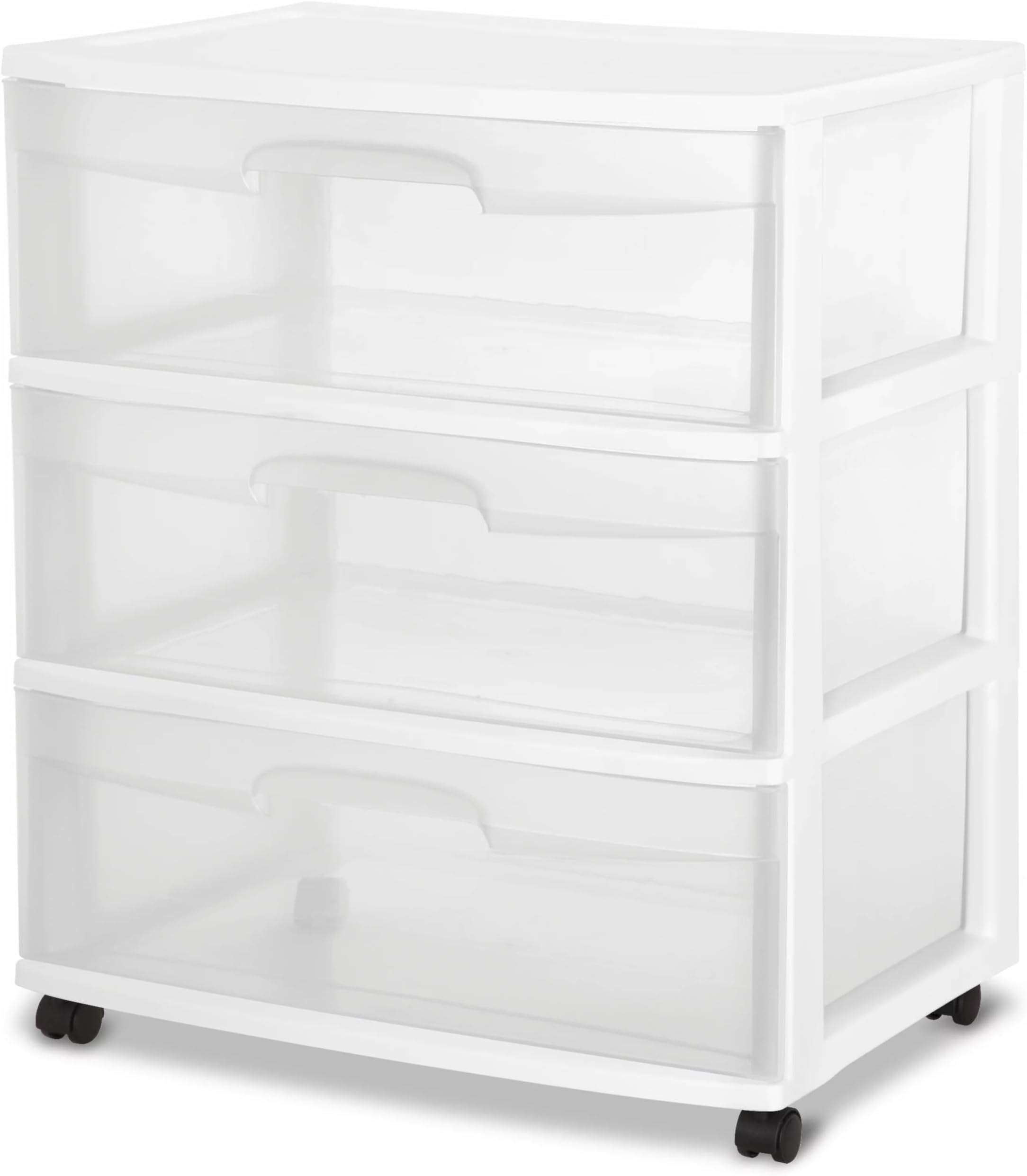 Amazon.com: Plastic Storage Drawer Cart, Medium Home Organization ...